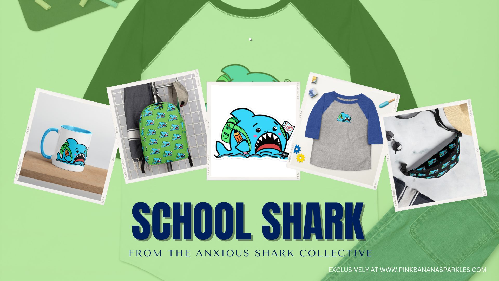Anxious Shark Goes to School – tagged "school shark" – pinkbananasparkles